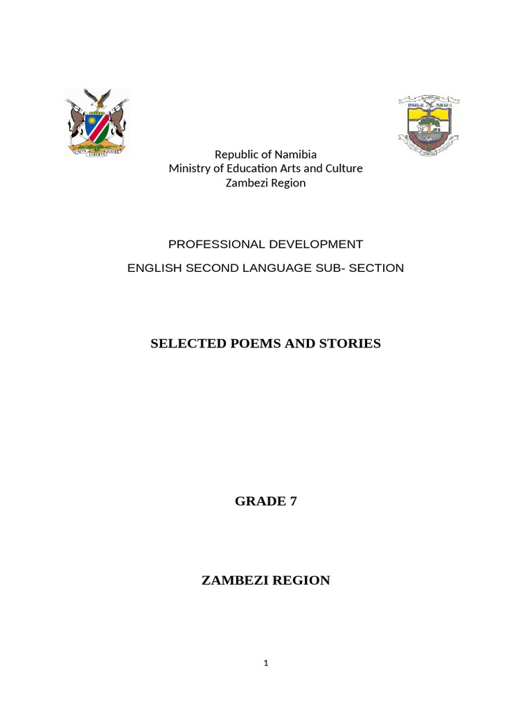 Grade 7 Literature Teaching Guide | PDF | Poetry