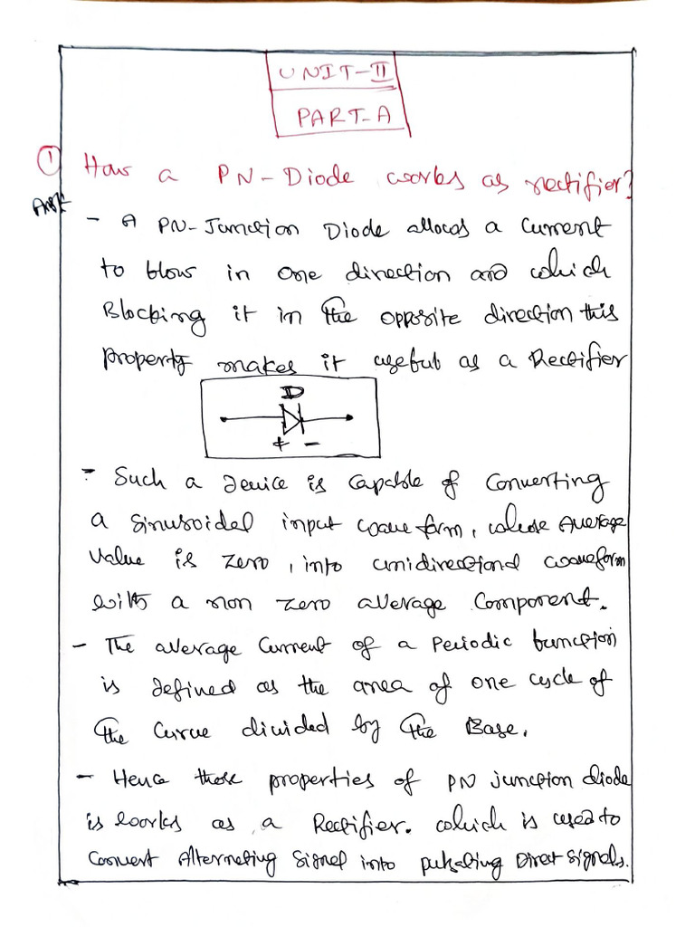 Edc Unit-2 Note's HW | PDF