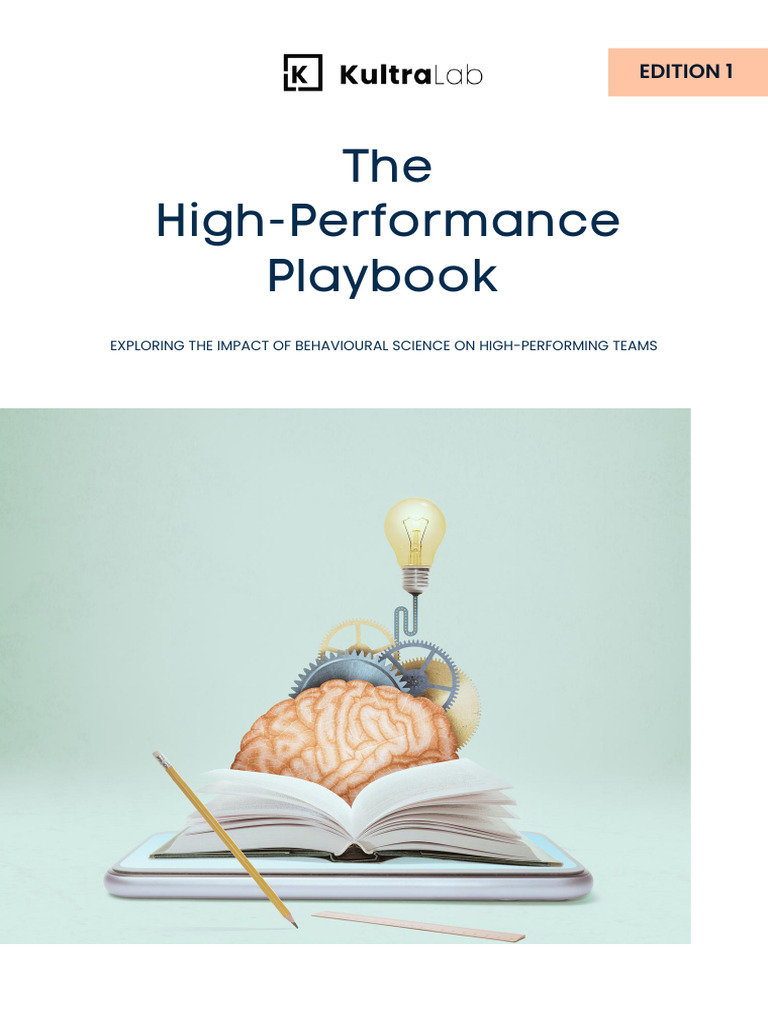 High-Performance Playbook Edition 1 | PDF | Behavior | Motivation