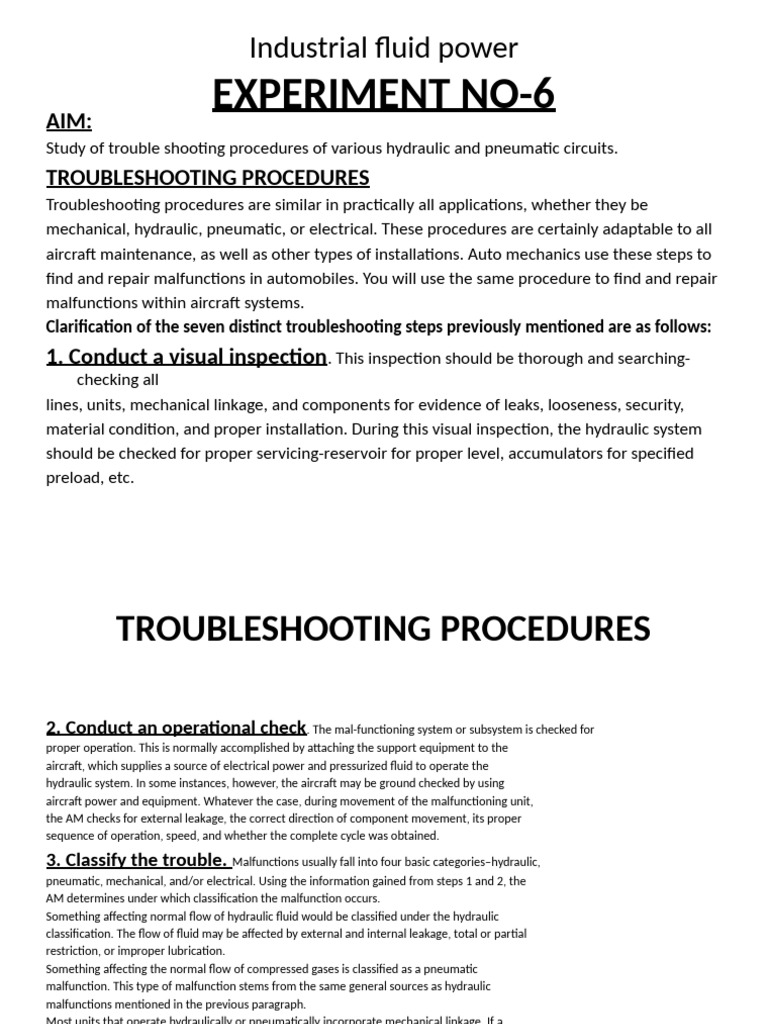 Experiment No 06 Ifp37 | PDF | Troubleshooting | Leak