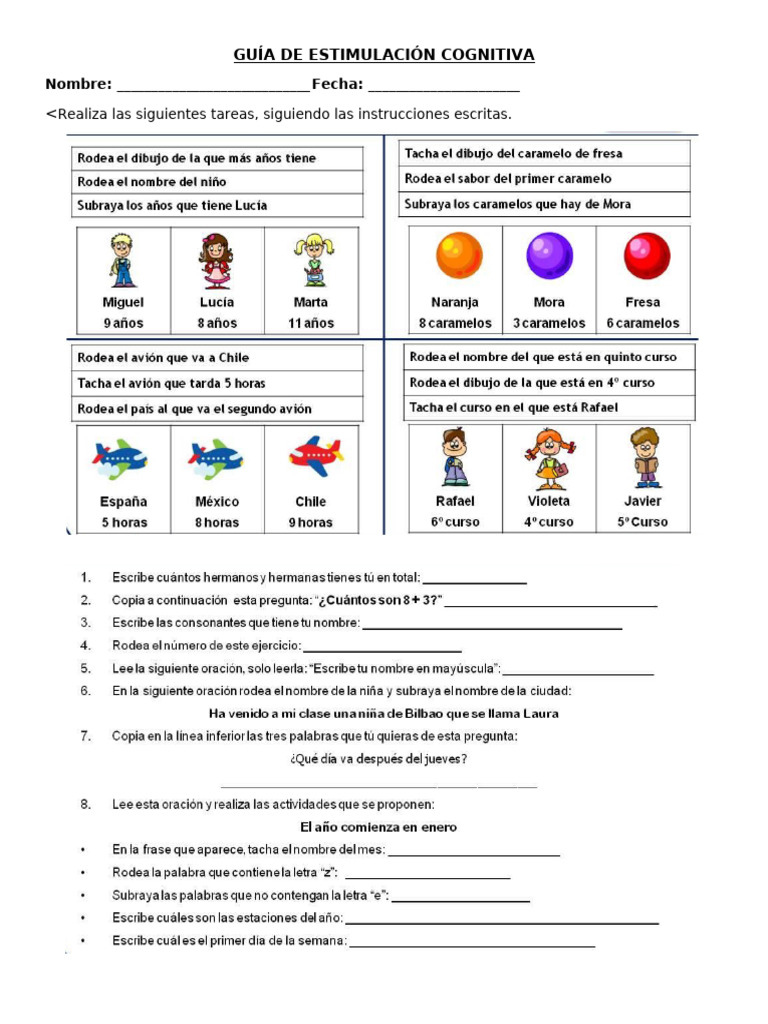 Guía de Seguimiento de Instrucciones | PDF