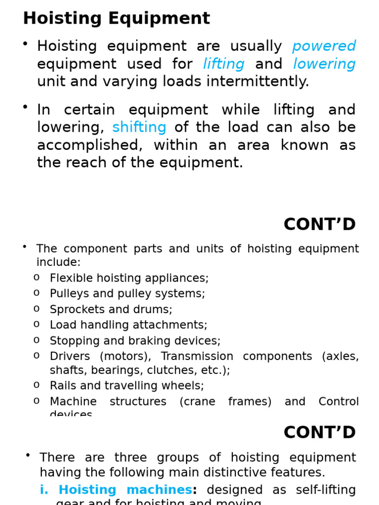 Hoisting Equipment Calculation | PDF | Wire | Machines