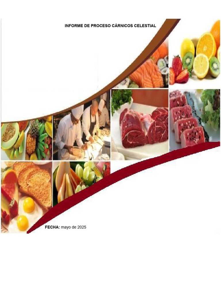 Informe de Proceso Carnicos Celestial | PDF | Alimentos | Cocina