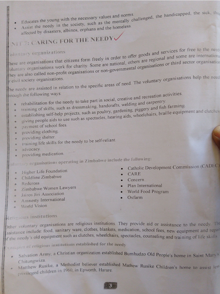 Social Science Homework Pdf