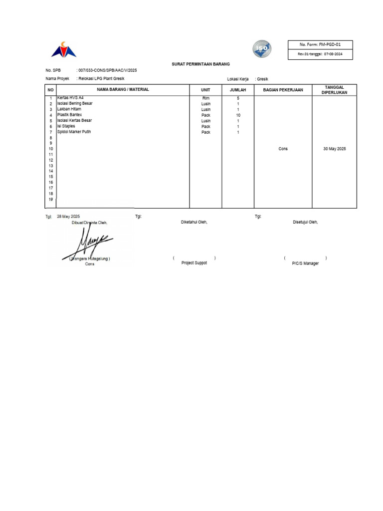 007 033 Cons SPB Aac V 2025 | PDF
