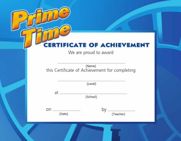 Prime Time (1) | PDF