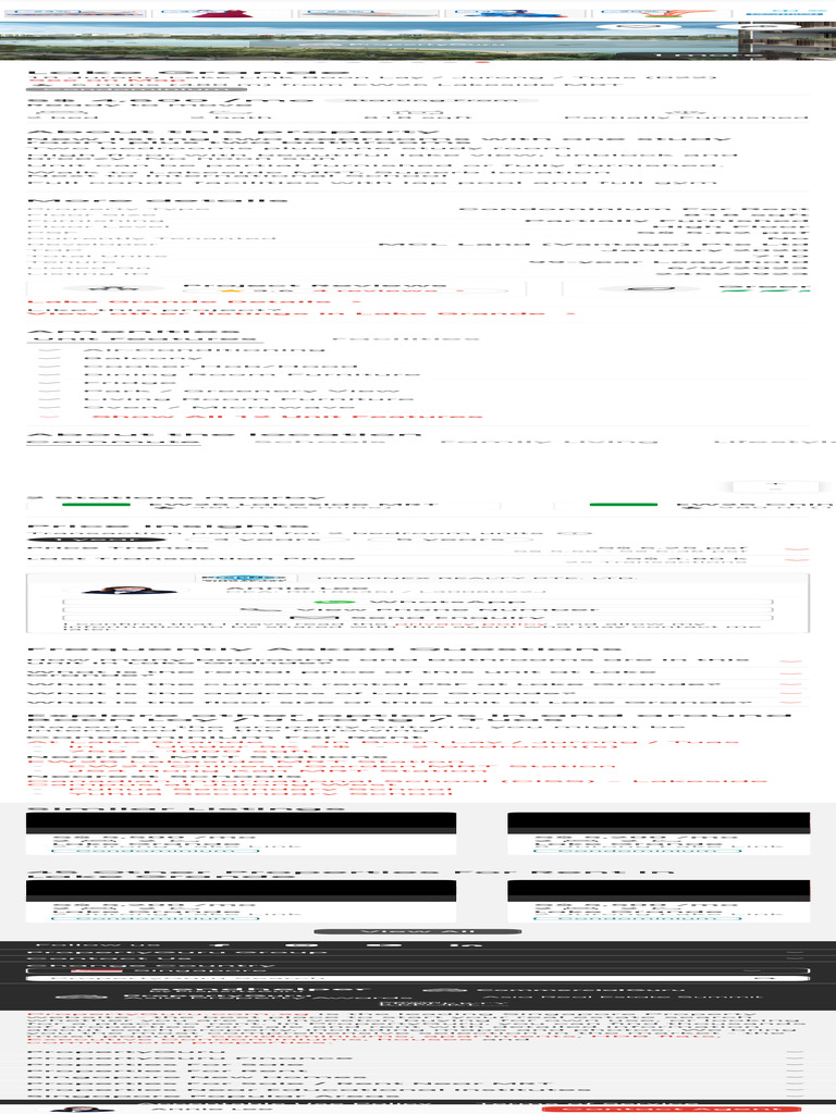 Lake Grande, 10 Jurong Lake Link, 2 Bedrooms, 818 | PDF | Condominium | Home
