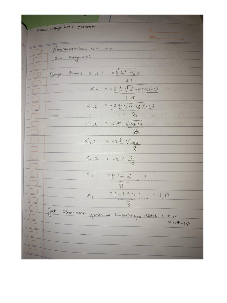 Cahyo Hery Yudhoyono Diskusi 5 Matematika Ekonomi | PDF