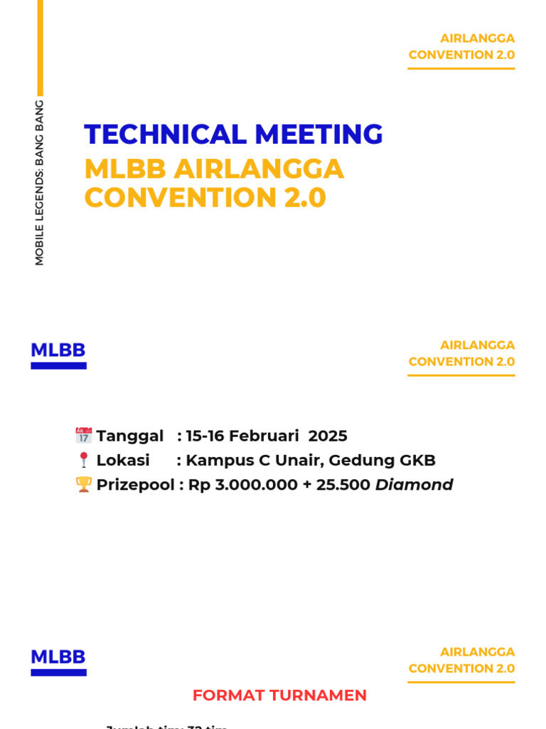 TM MLBB Airlangga Convention 2.0 | PDF