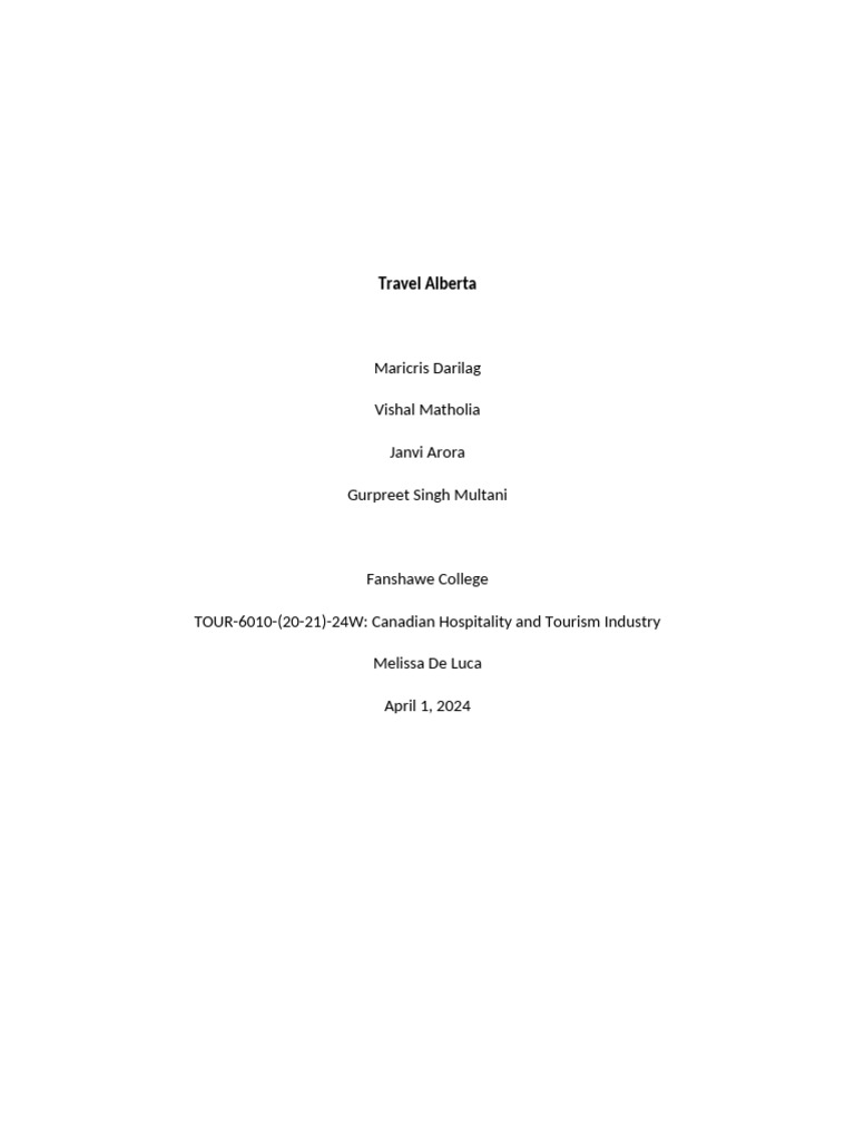 Group Script - Travel Alberta | PDF | Alberta