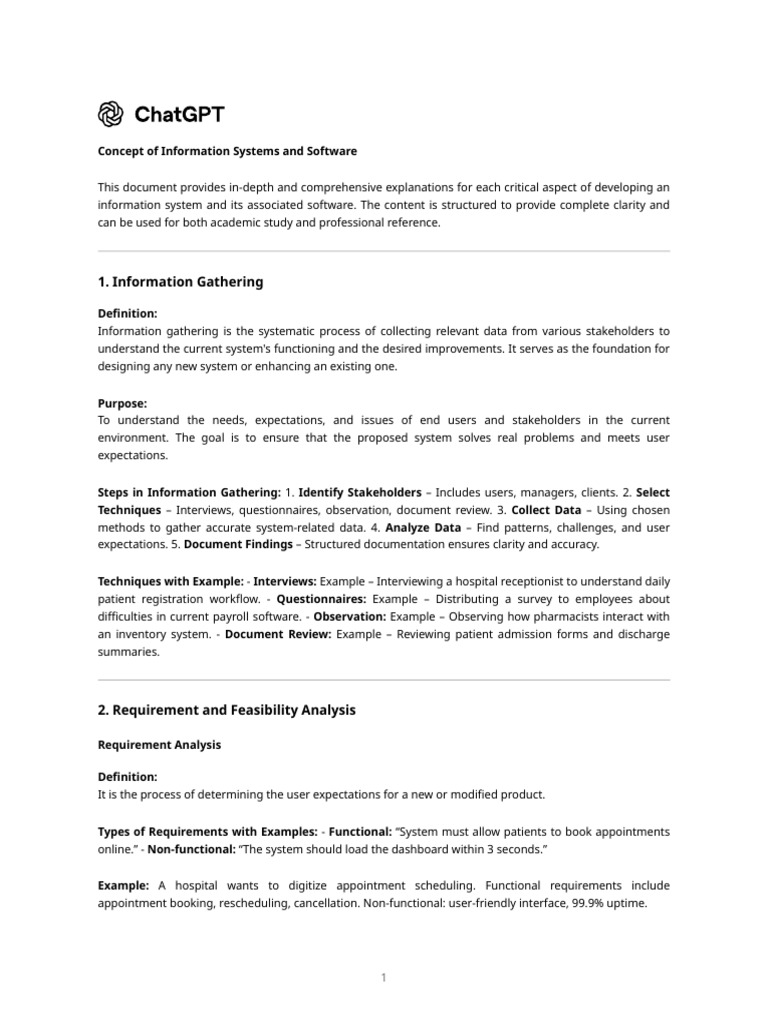 Information Systems Software Pdf Information System