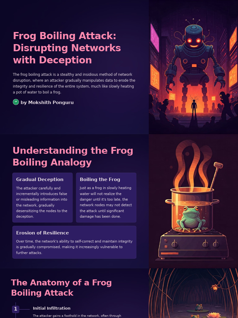 Frog Boiling Attack Disrupting Networks With Deception | PDF ...