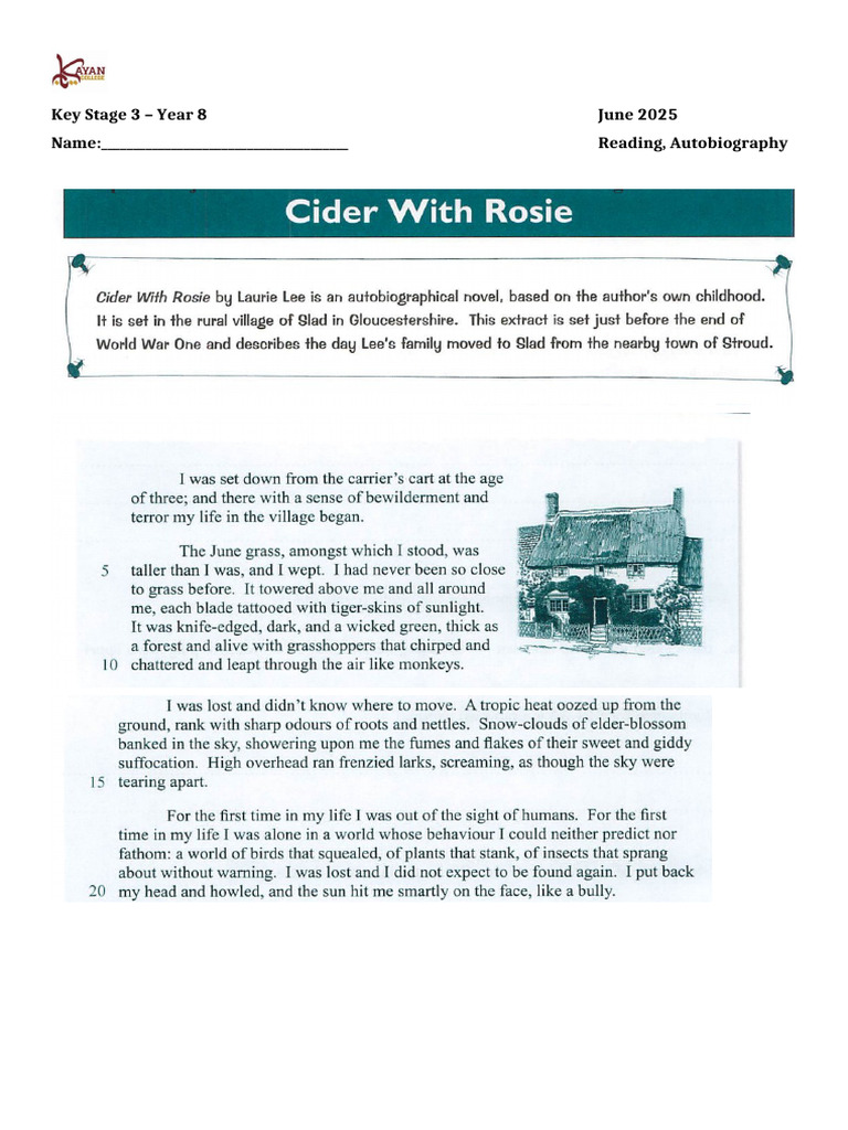 Autobiography Revision | PDF