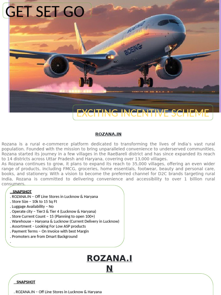 Exciting Incentive Scheme | PDF
