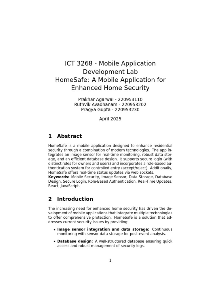MAD Lab Final Report | PDF | Internet Of Things | Databases