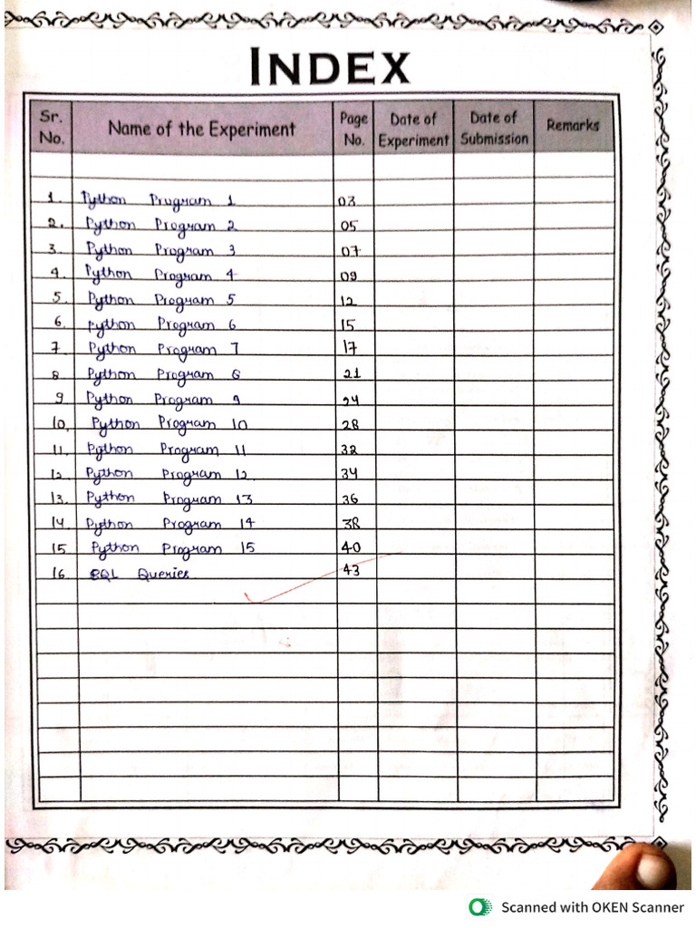 Practical File Class 12 CS | PDF