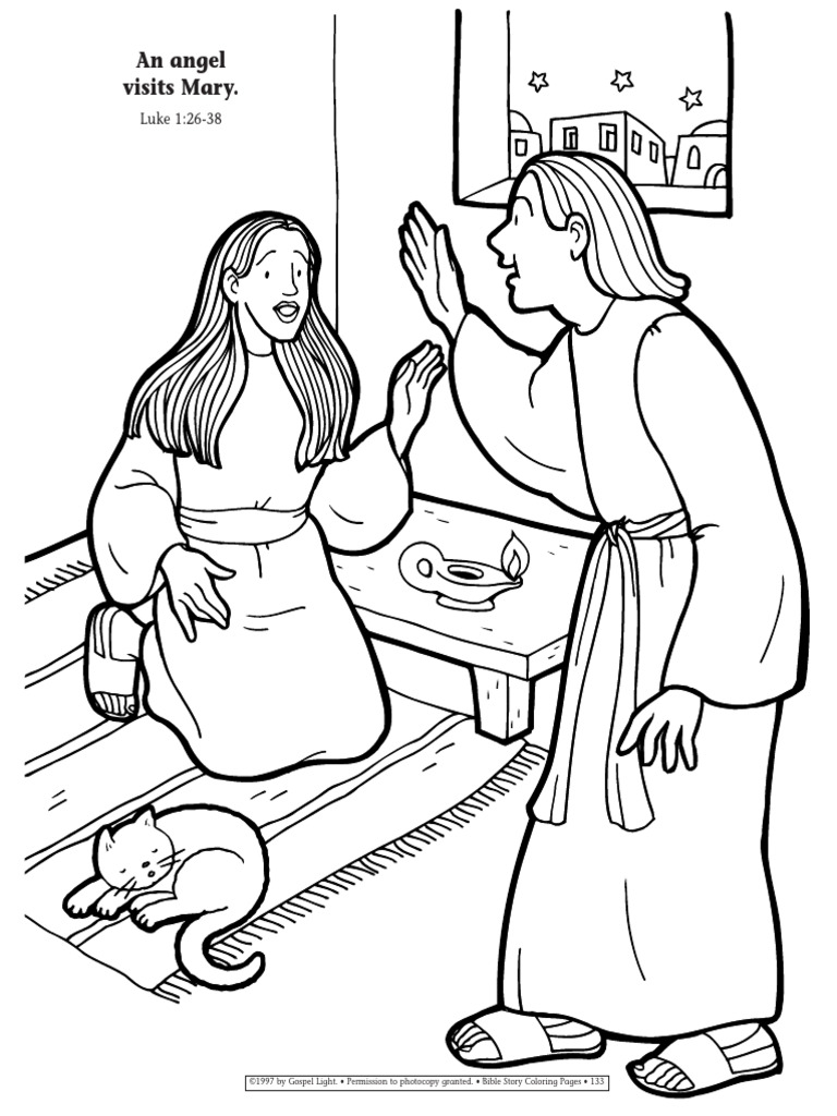 An Angel Visits Mary | PDF