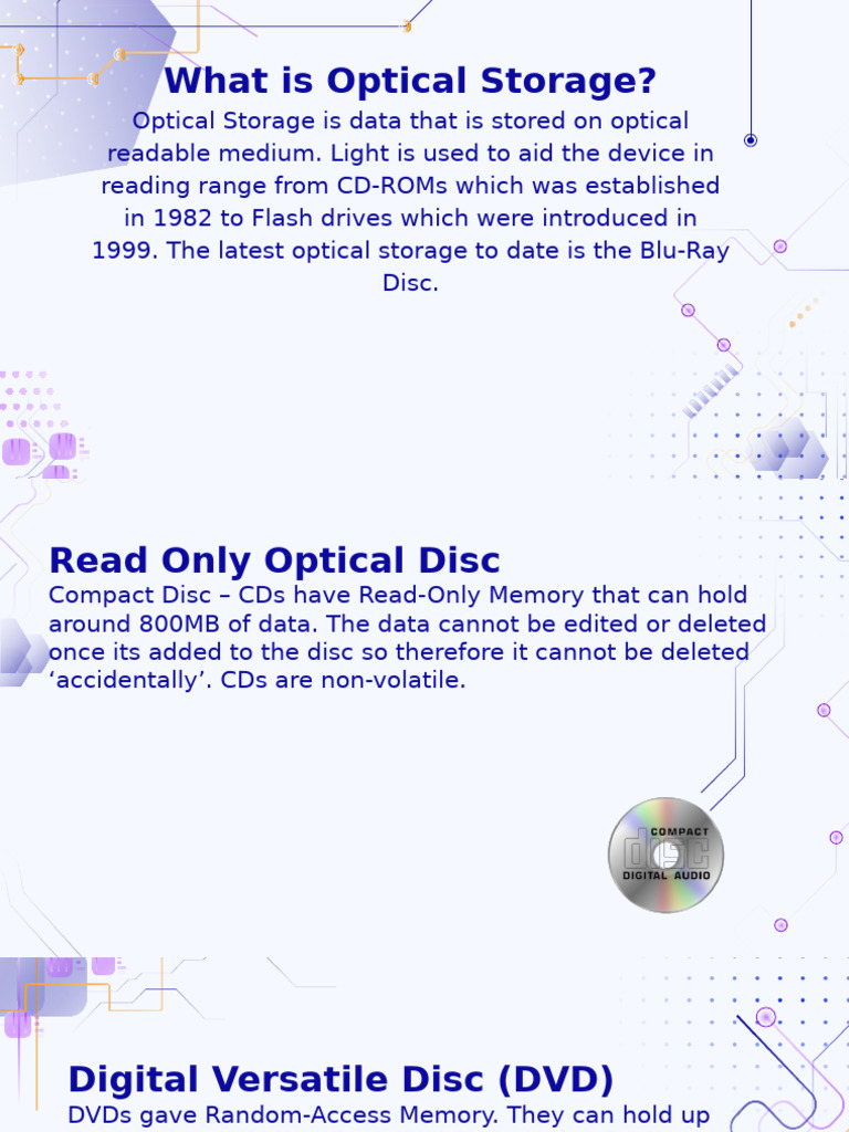Optical Storage | PDF | Dvd | Computer Data Storage
