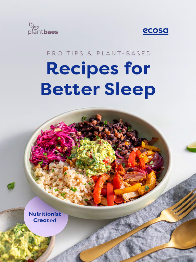 Sleep-Enhancing Recipes & Tips | PDF | Sleep | Dietary Supplements