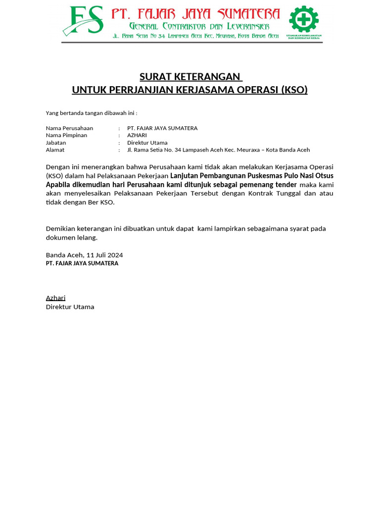 Surat Kso Nihil | PDF