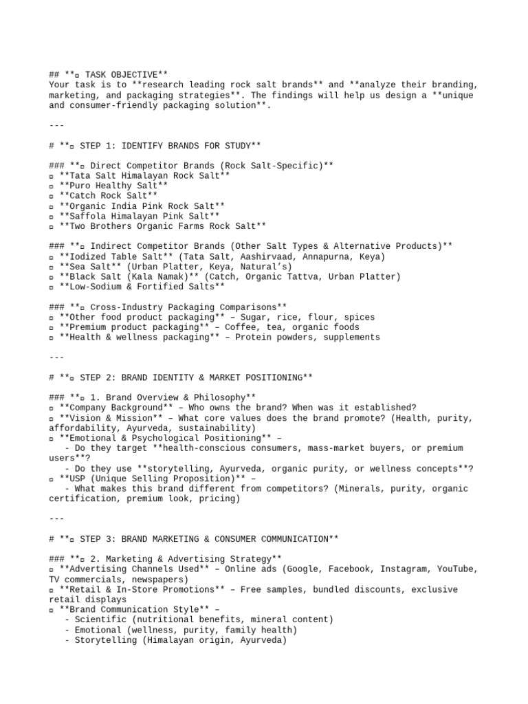 Brand - Packeging Research | PDF | Brand | Advertising