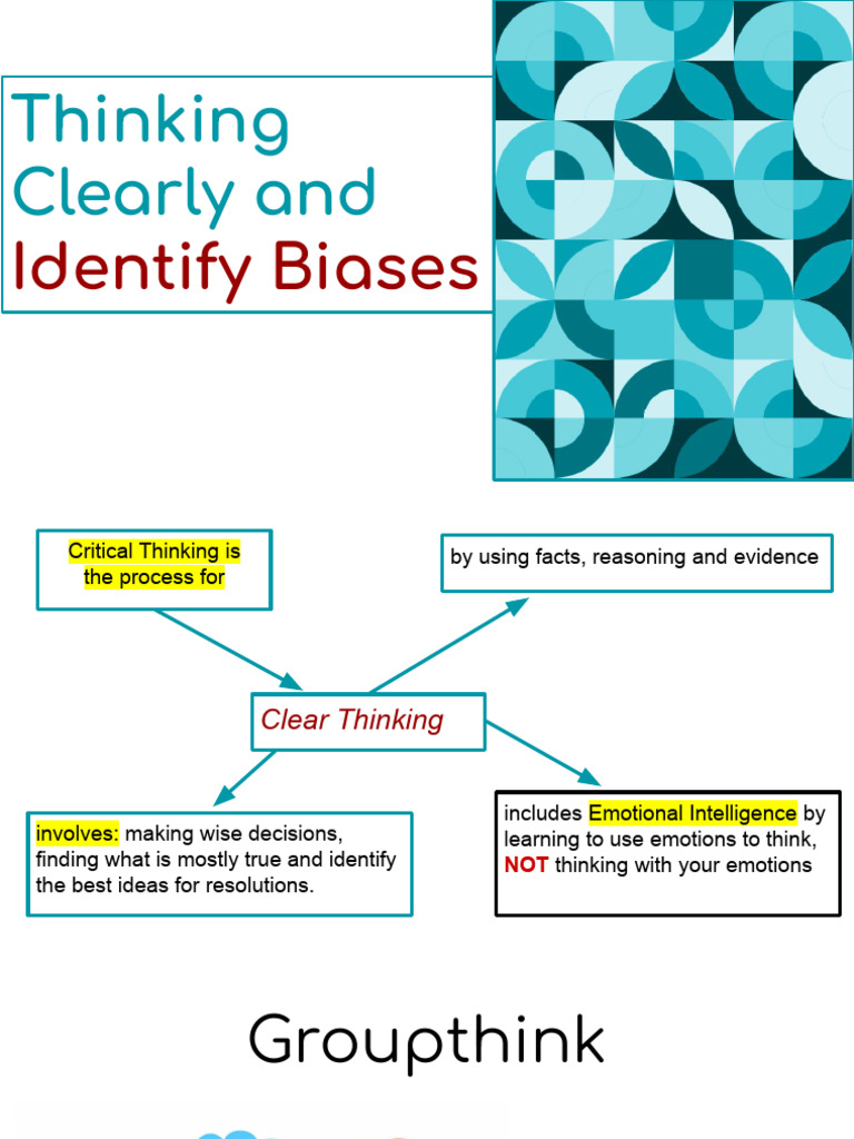 Identifying Biases in Critical Thinking | PDF | Thought | Psychological ...