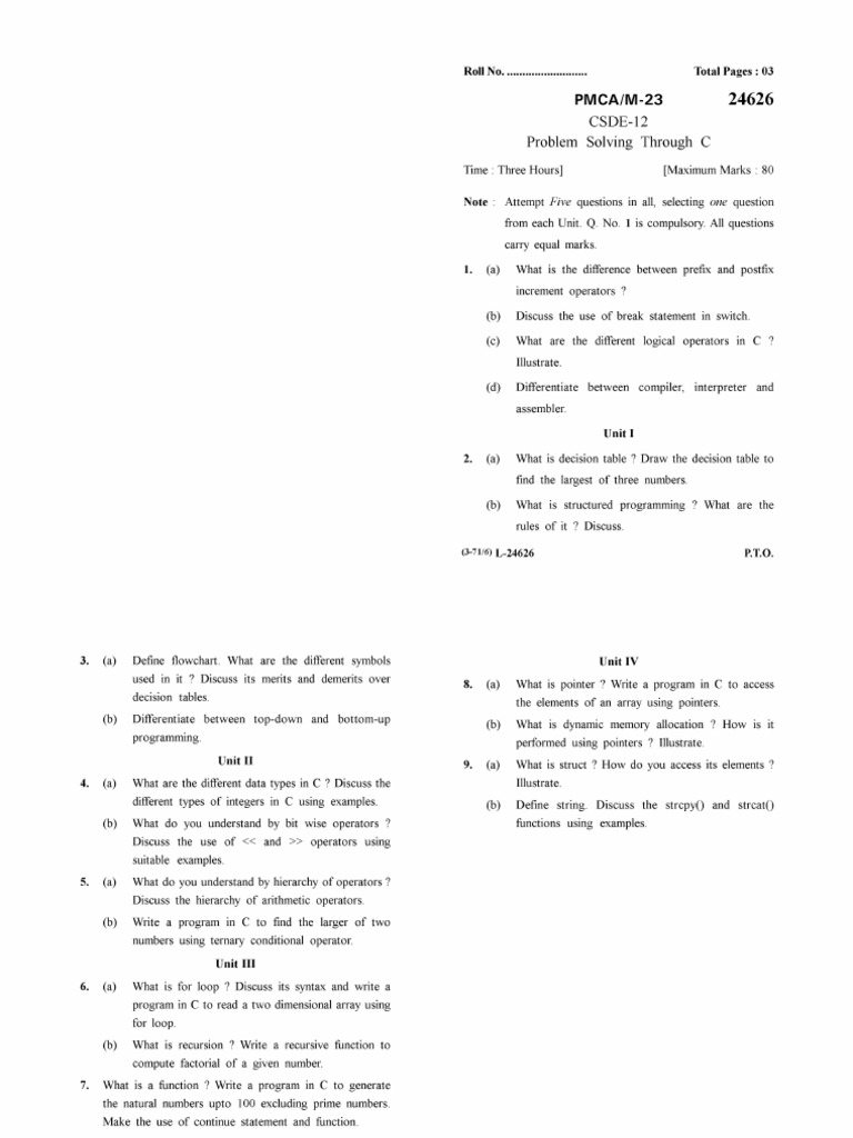 C Programming 5 | PDF