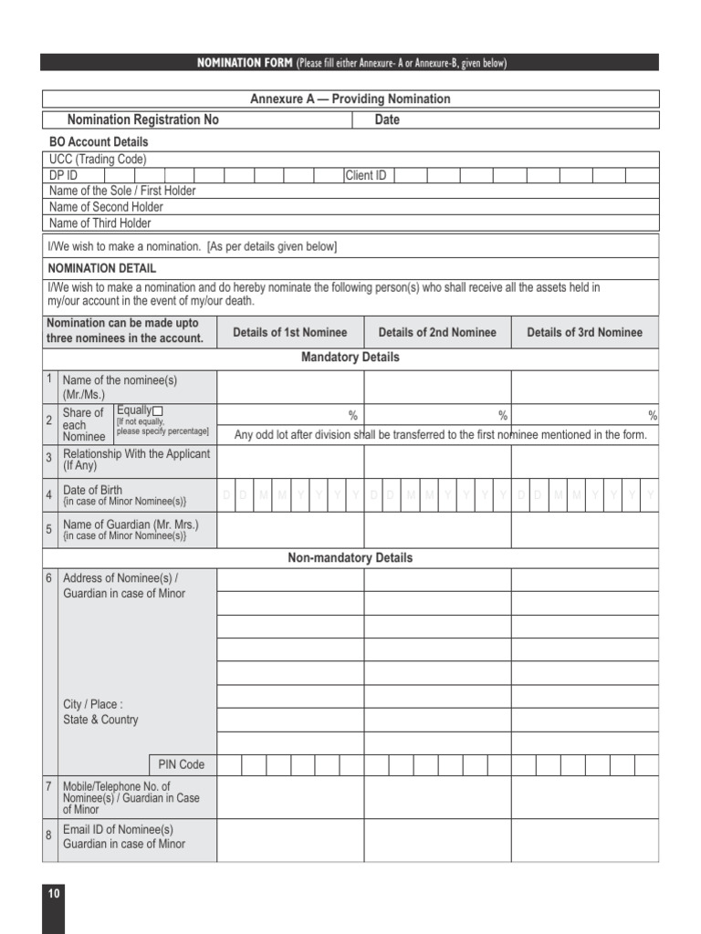 Nomination | PDF | Identity Document | Government And Personhood