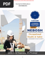 Nebosh Study Material | PDF