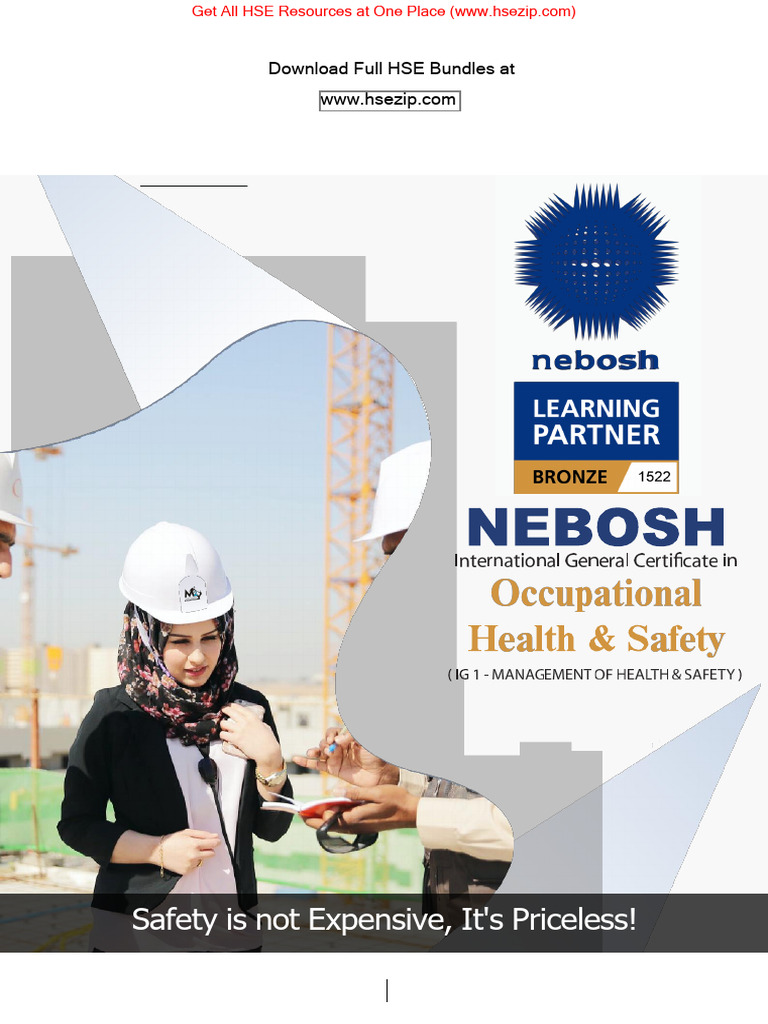 Ig1 Nebosh Igc Book | PDF | Occupational Safety And Health | Safety