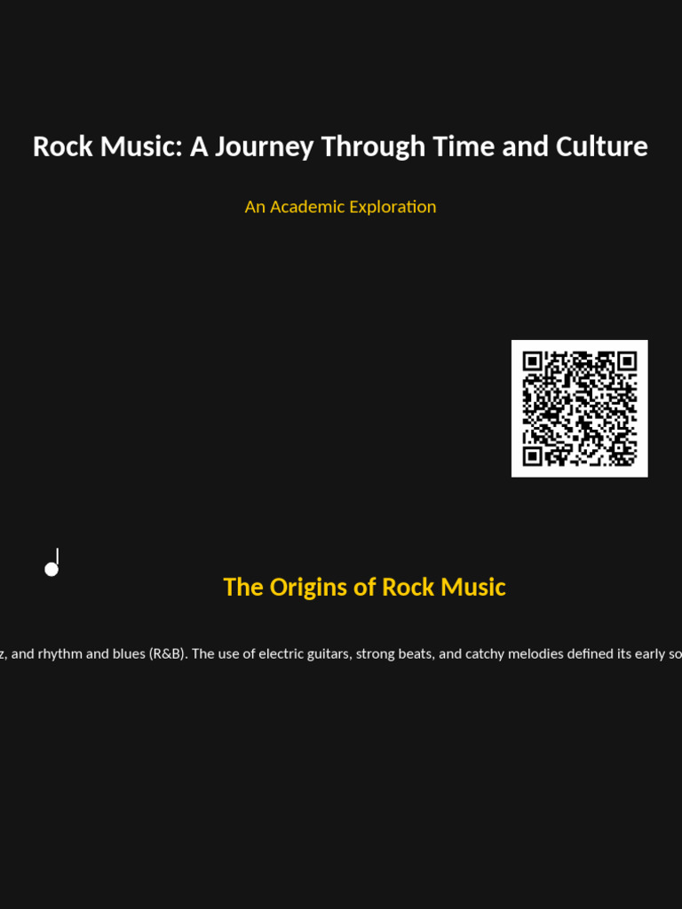 Rock Music: Evolution and Impact | PDF