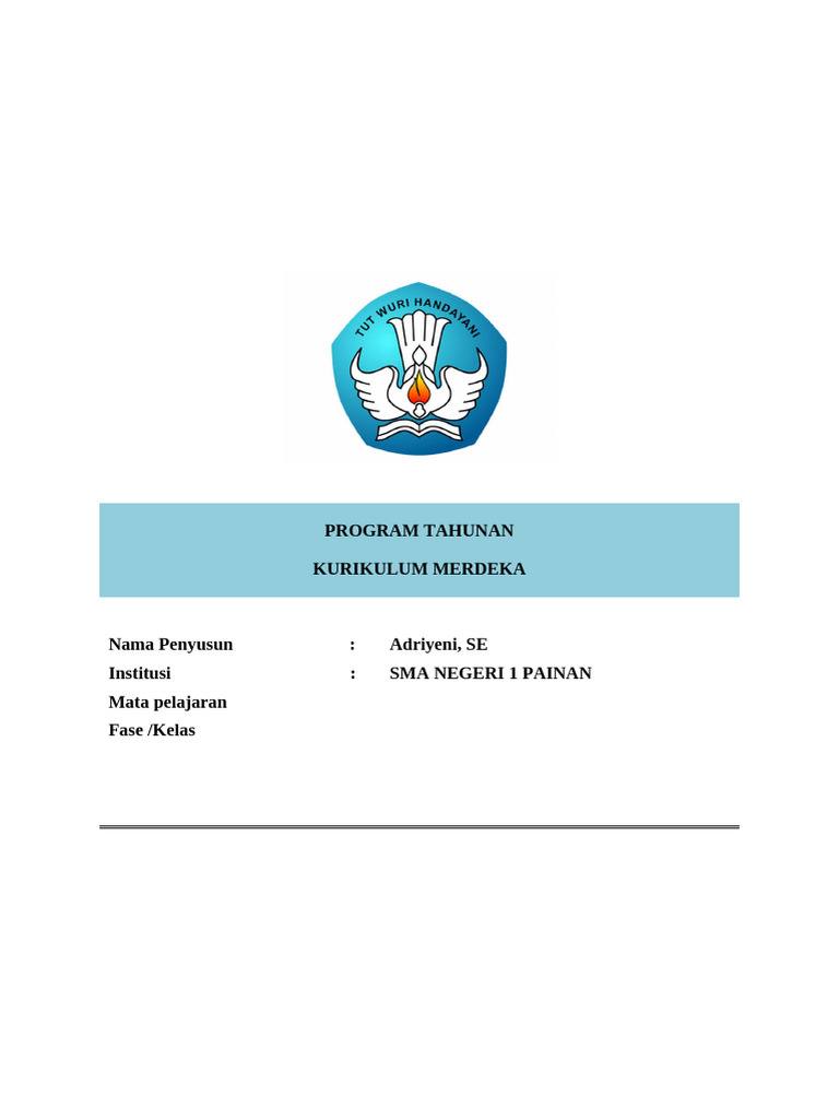 Prota Kurikulum Merdeka | PDF