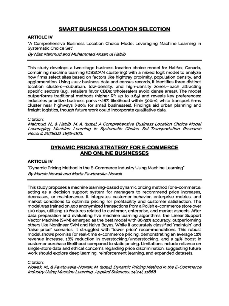 ML Research Summaries 7 To 12 | PDF | Machine Learning | Support Vector Machine