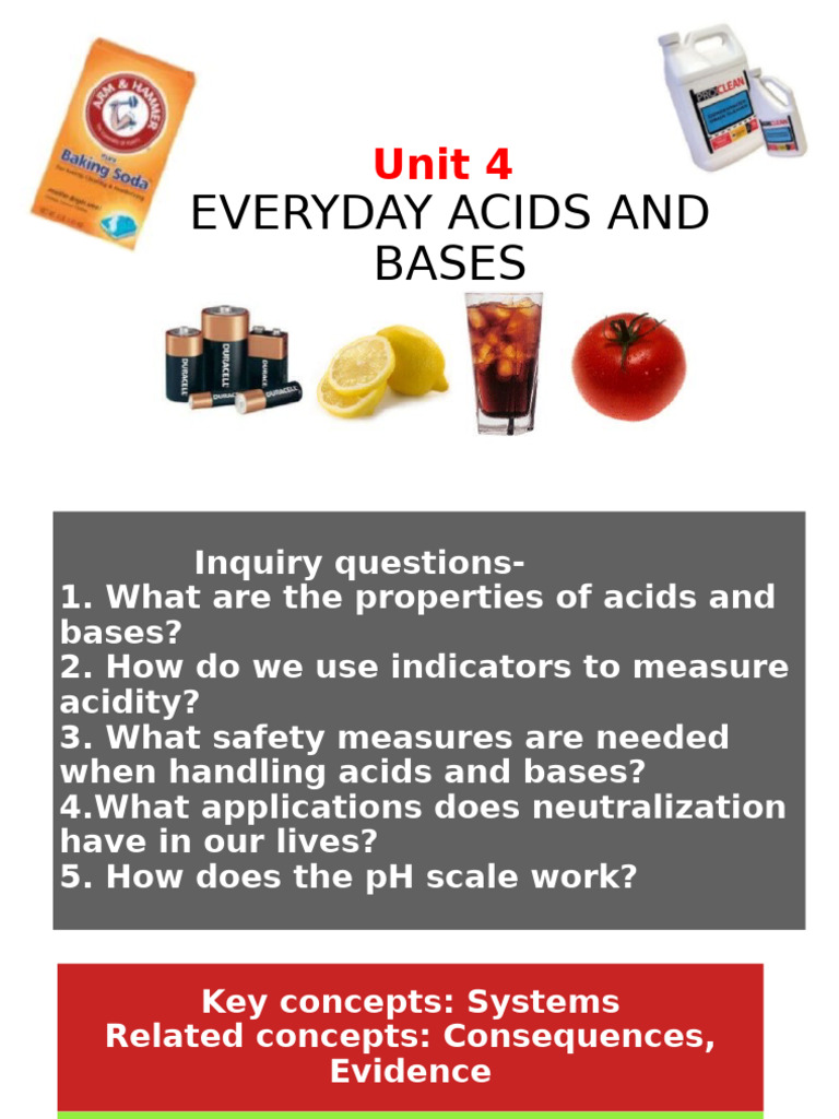Understanding Everyday Acids and Bases | PDF | Acid | Sulfuric Acid