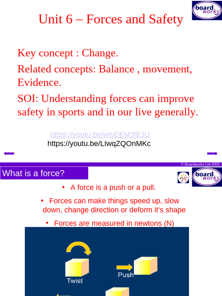 Unit 6 - Forces and Safety - Part 1. (EOY Practice) | PDF | Force | Weight
