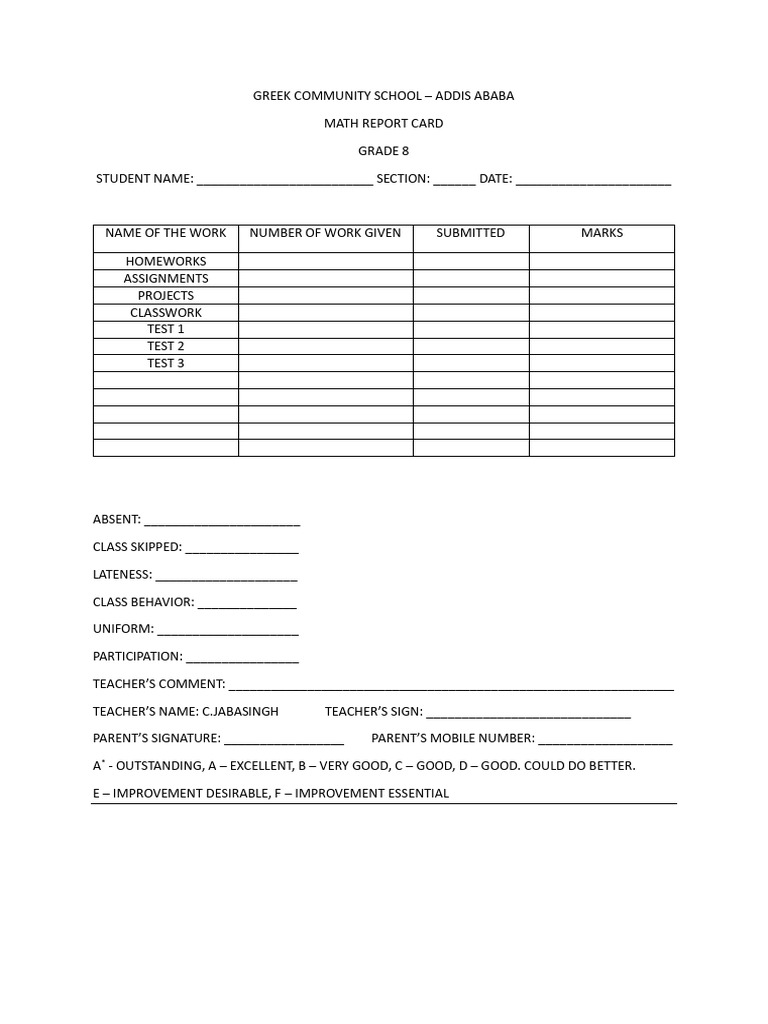 Teacher-Parent Communication Slip | PDF