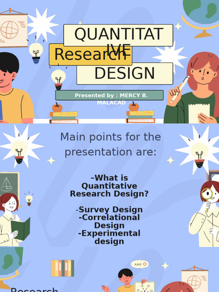 Quantitative Research Design by Mercy B. Malacad | PDF | Statistics ...