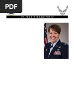 USAF Bio Template | PDF | Defence Ministries | Military