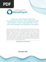 Attachment Questionnaire For Children | PDF