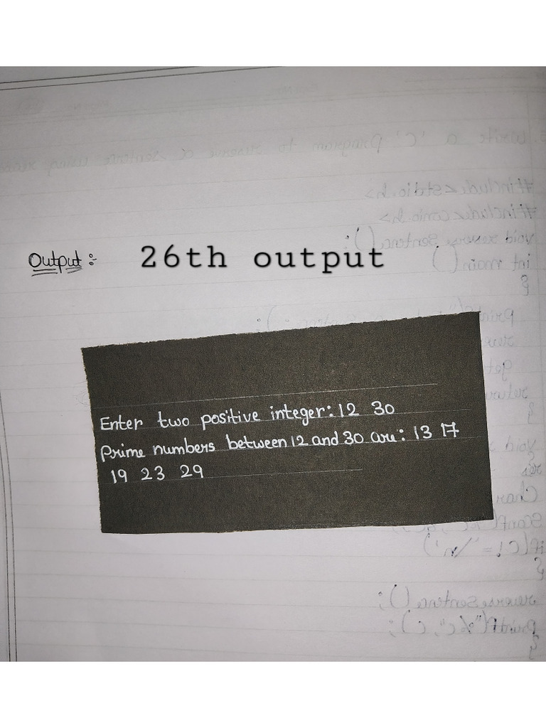 26 To 30 Ques Record Work | PDF