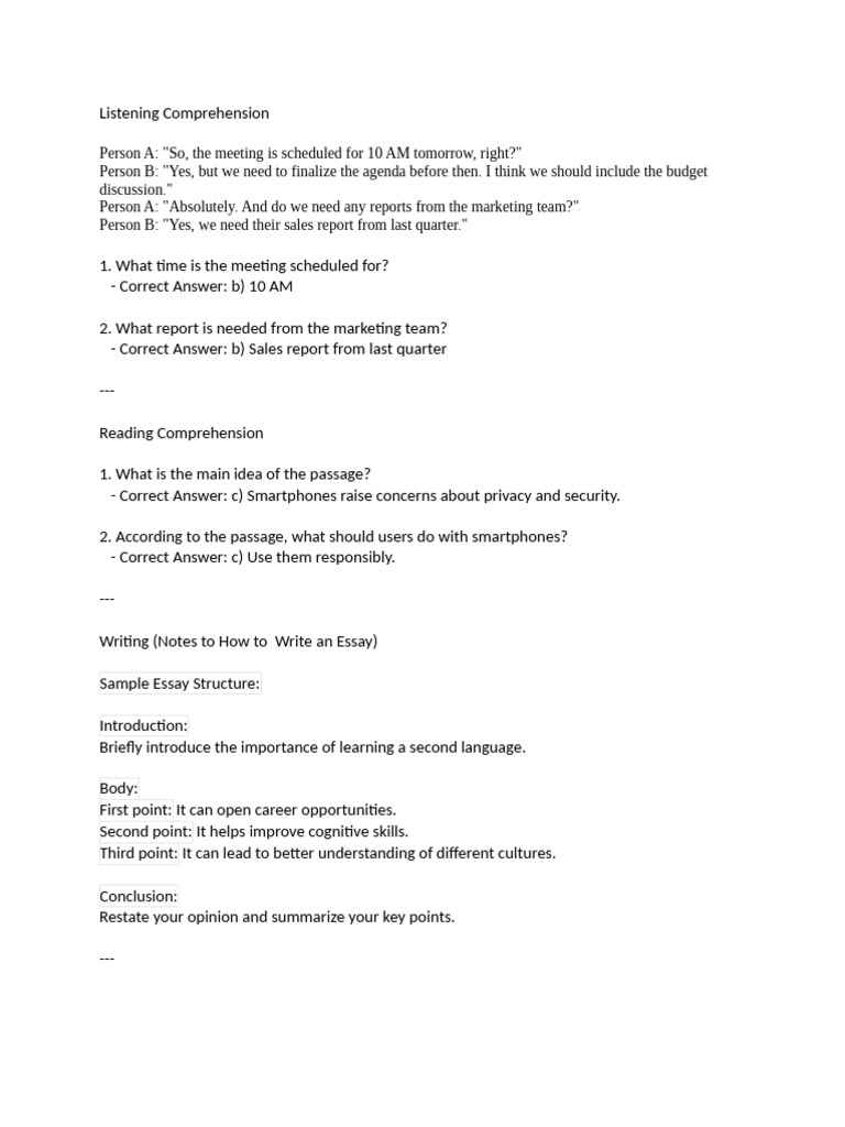 Key Notes and Answer Key Assessment | PDF