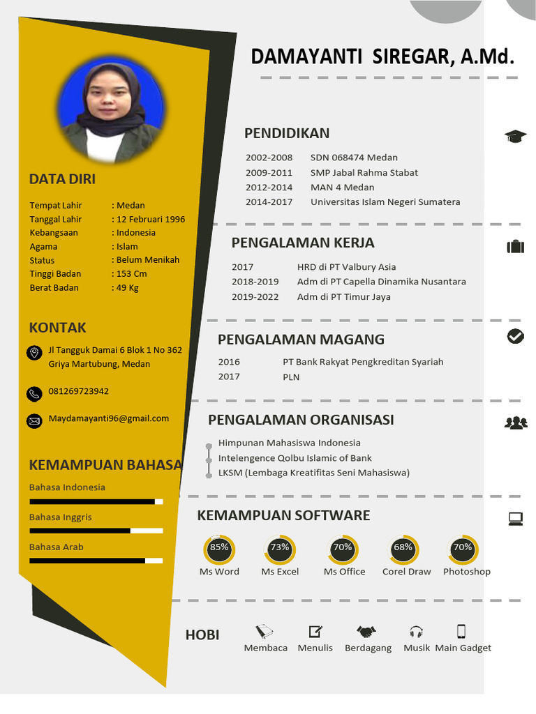 CV Damayanti New1 | PDF