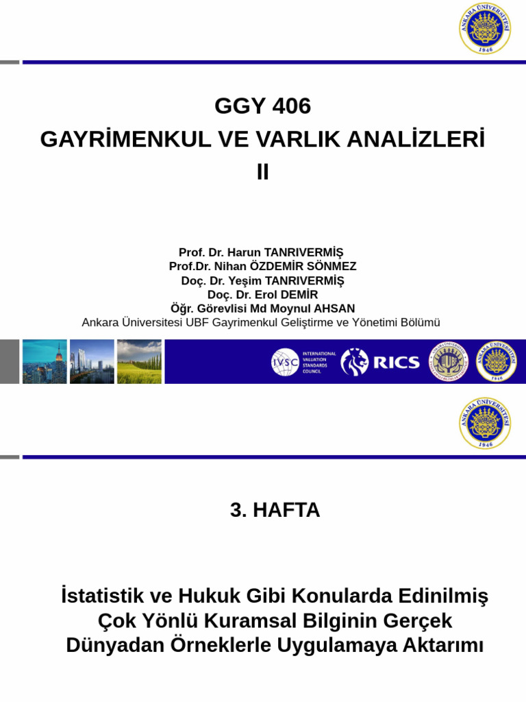 GGY 406 3. Hafta | PDF