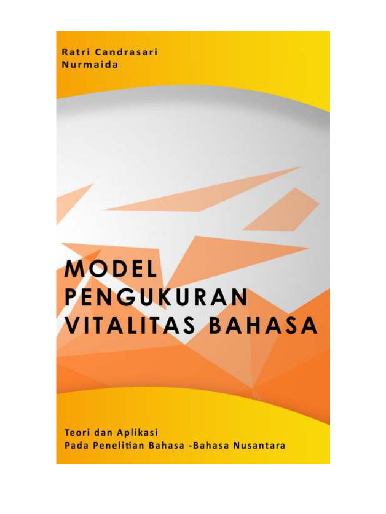 Pengukuran Vitalitas Bahasa Nusantara | PDF