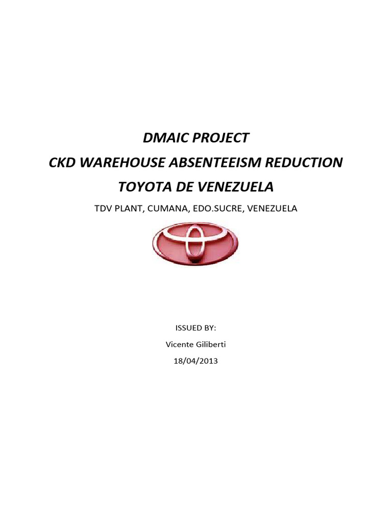CKD Warehouse Absenteeism Reduction | PDF | Standard Deviation ...