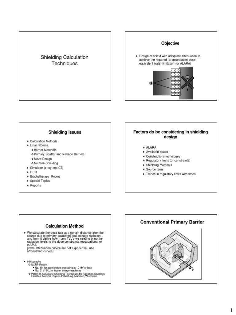 Chapter 16 Shielding Calculation Helvecio-Bw | PDF | Radiation Therapy ...