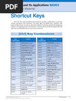 FreeCAD Keyboard Shortcuts | PDF | Keyboard Shortcut | Computer Keyboard