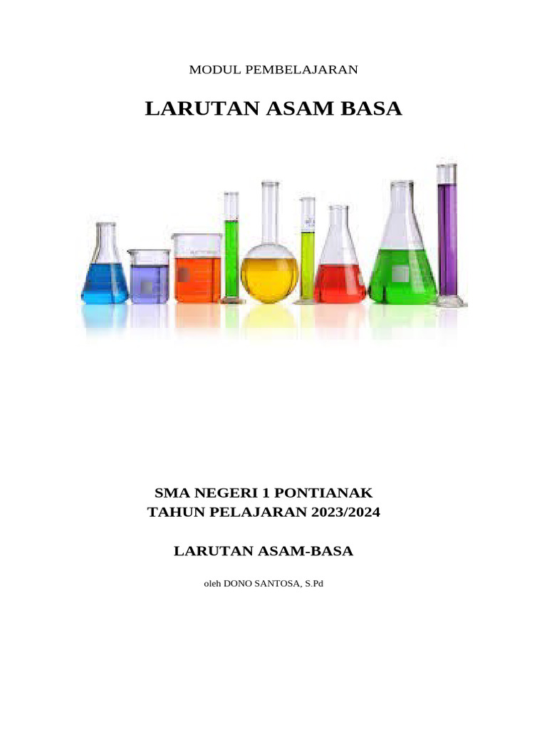 Modul Asam-Basa | PDF