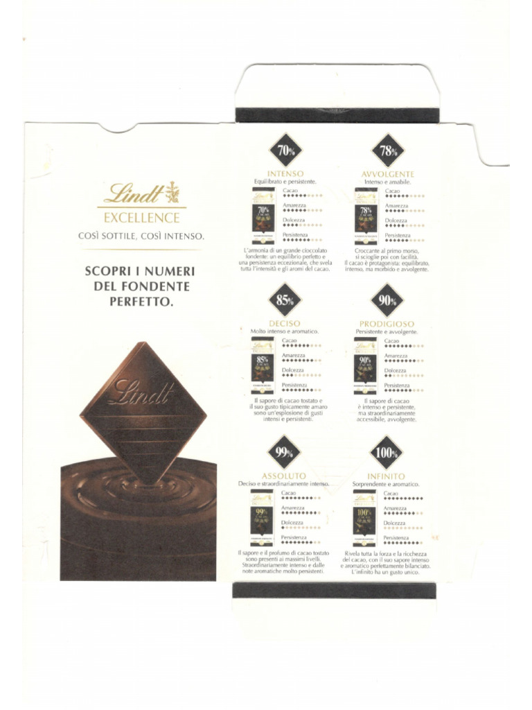 Cioccolato Fondente 70% (Lindt) | PDF