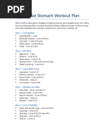 Core Strength Workout Routine | PDF
